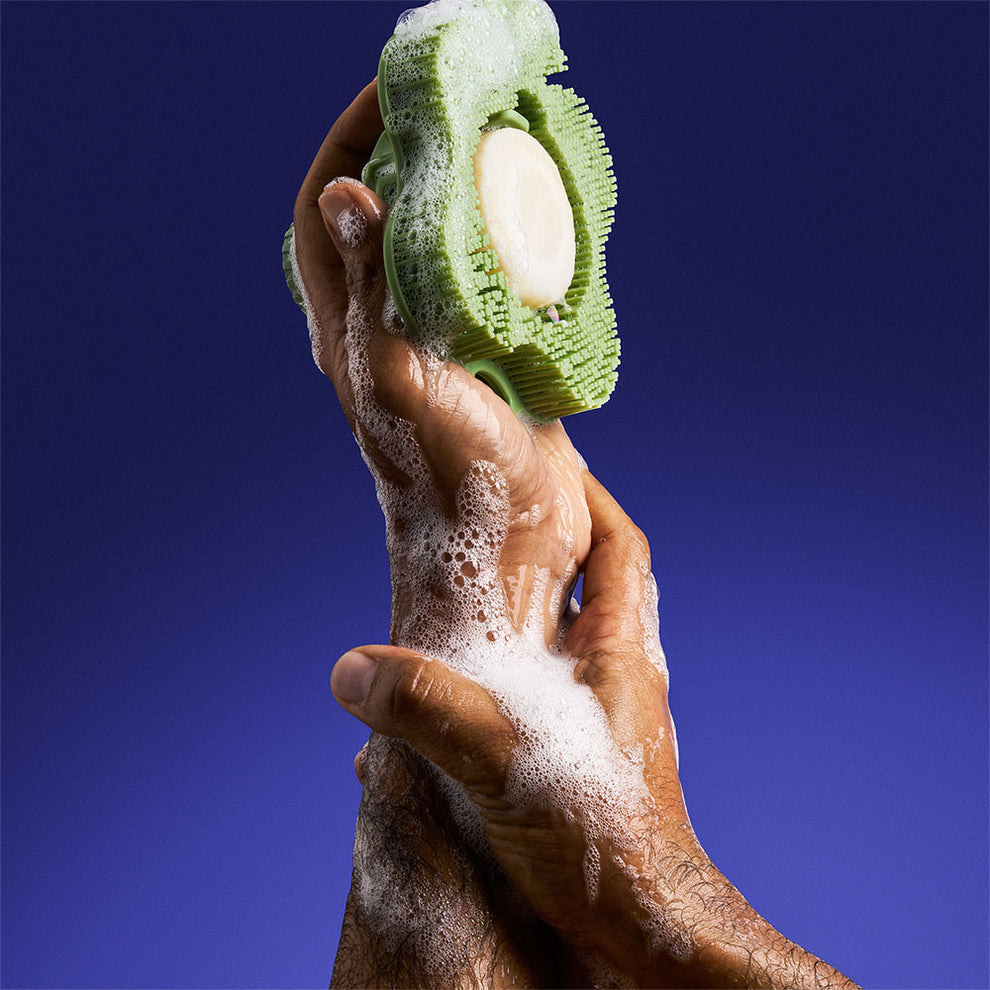Body Smoosh - Silicone Body Scrubber with Embedded Bar Soap